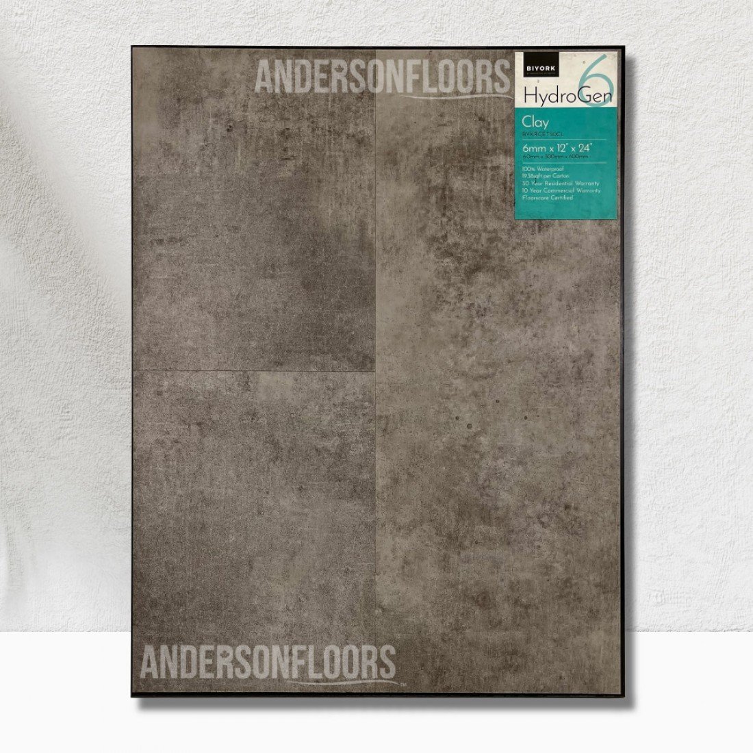 Biyork Hydrogen 6 Tile - Clay