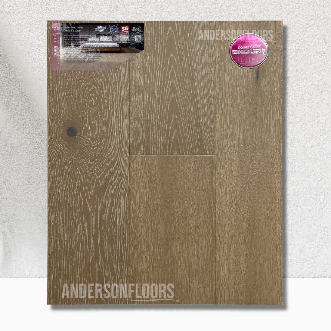 Power Dekor® Endura™ KRS-Series Demure Engineered Hardwood Flooring